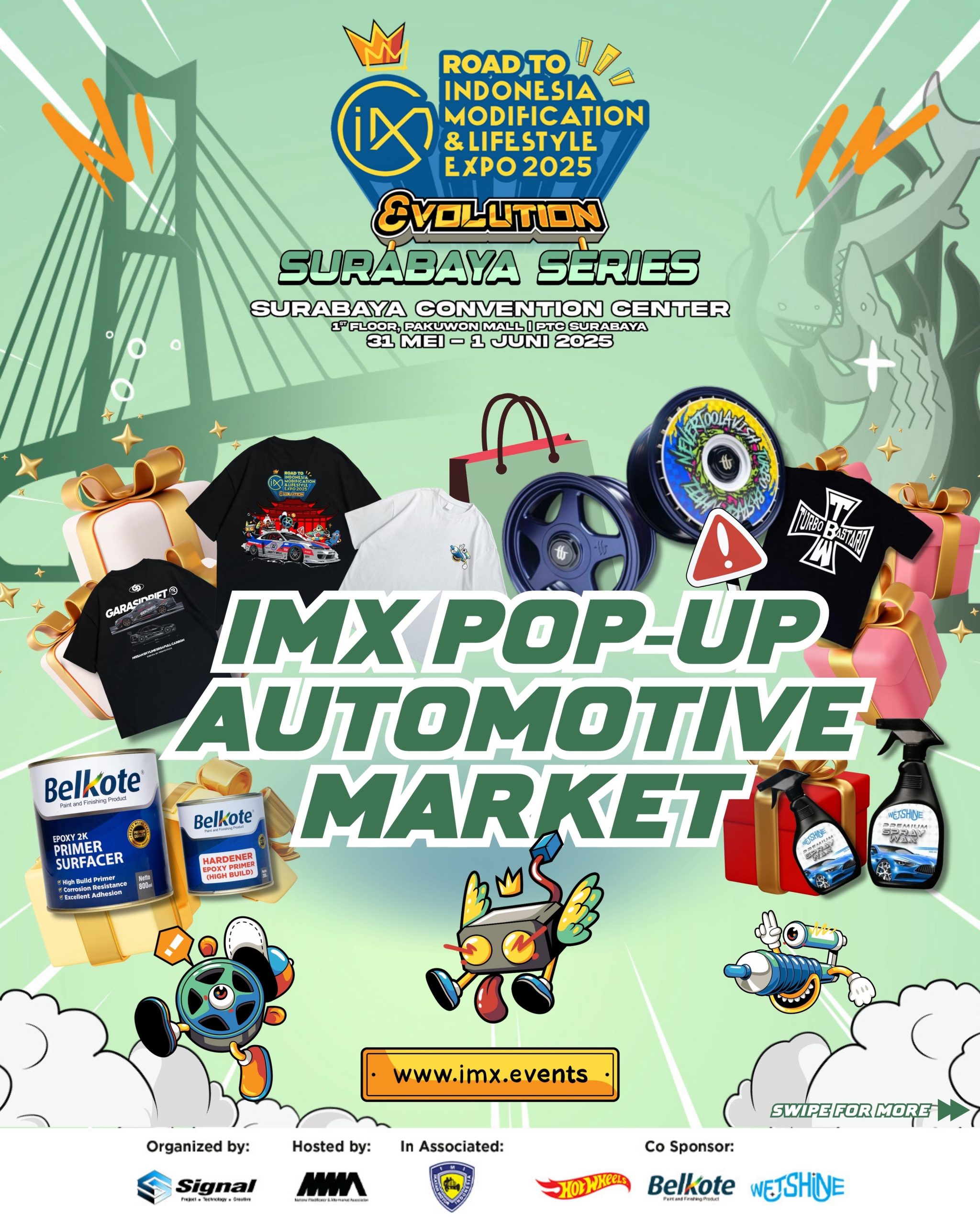 Deretan Promo Aftermarket Di Road To IMX 2025 8VOLUTION Surabaya Series