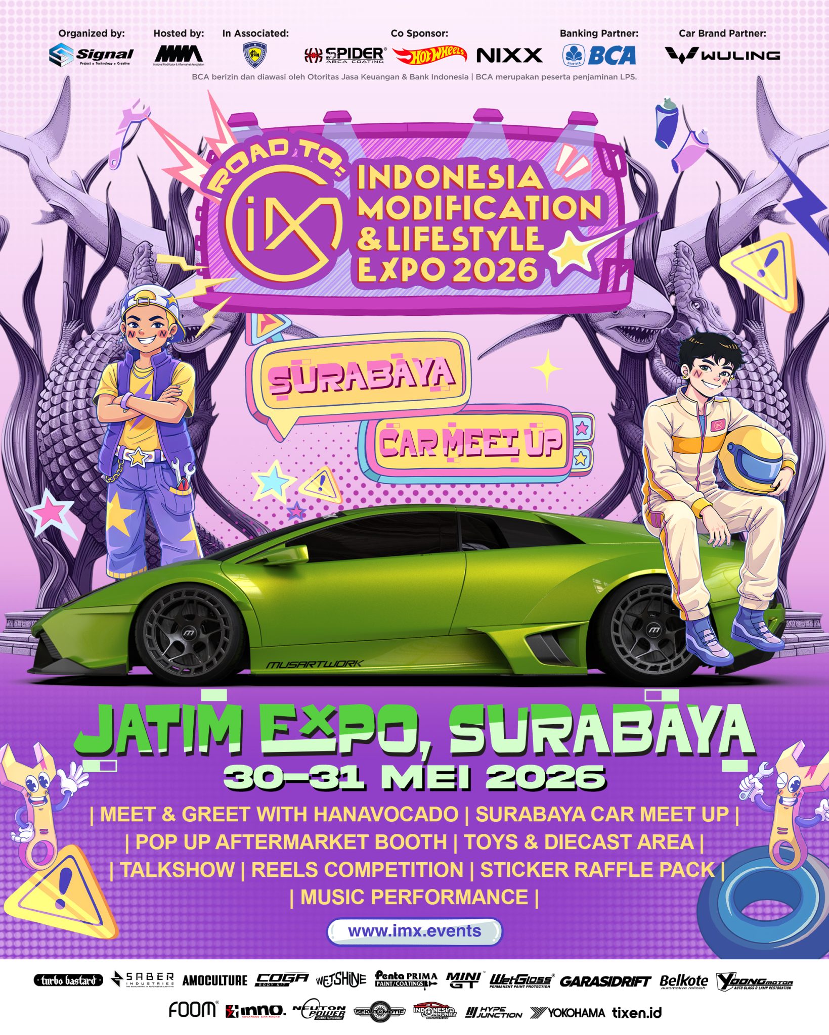 Surabaya Bersiap Sambut IMX 2026! Hana Vocado Hadir di Jatim Expo ...